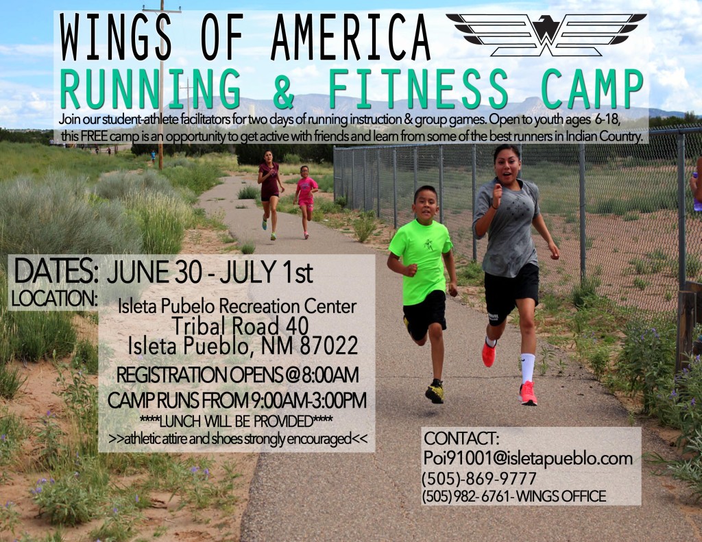 Running & Fitness Camp – Pueblo of Isleta, NM | Wings of America